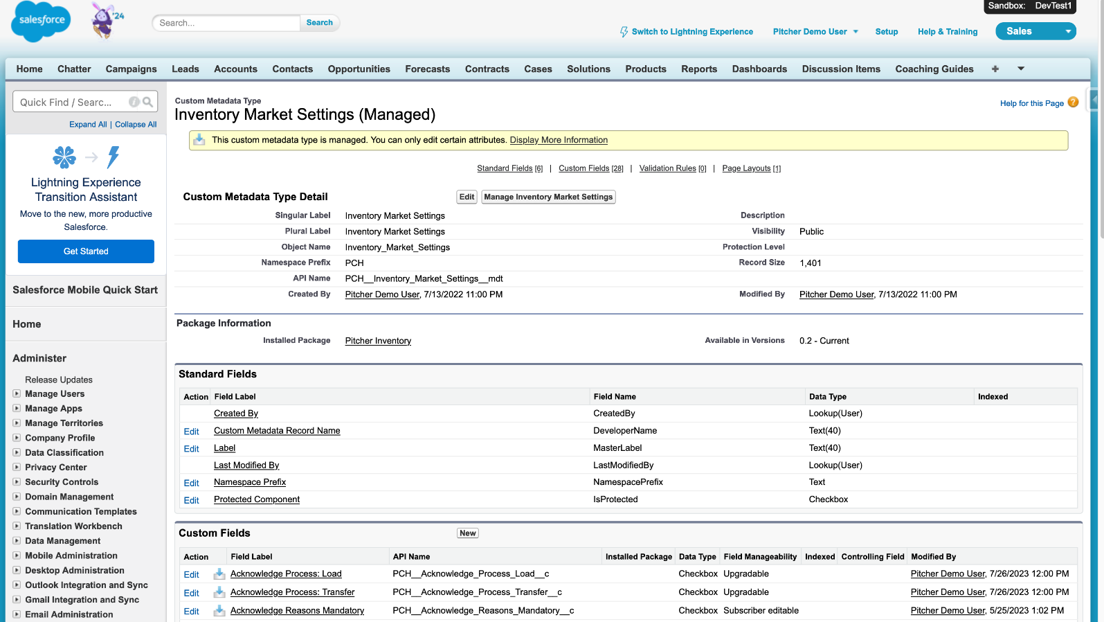 Setting Up Custom Metadata for Samples