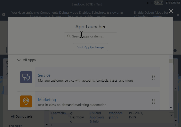 Apps Managed Package Details