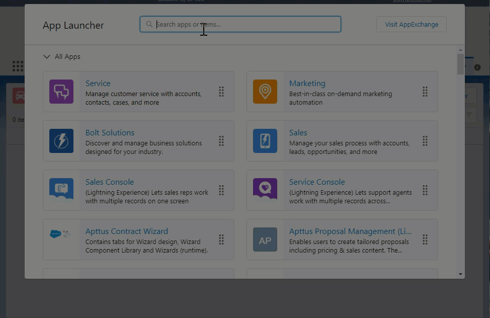 Apps Managed Package Details