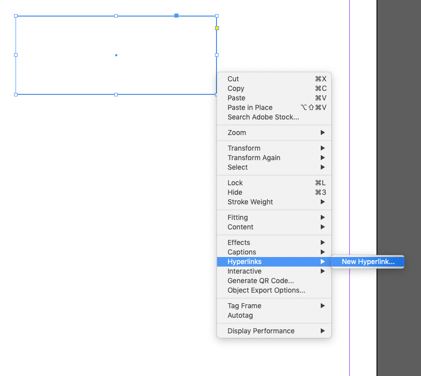 Adding Hotspots in Adobe InDesign