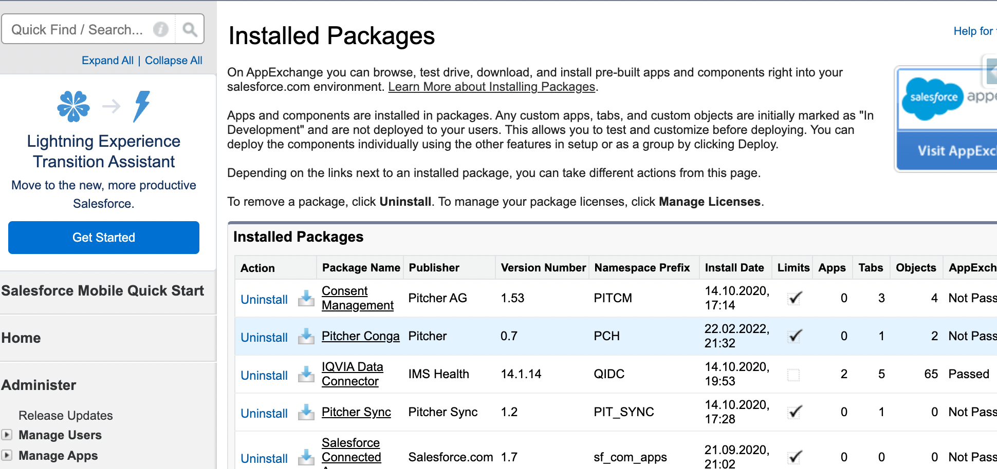 Installing the Conga Managed Package