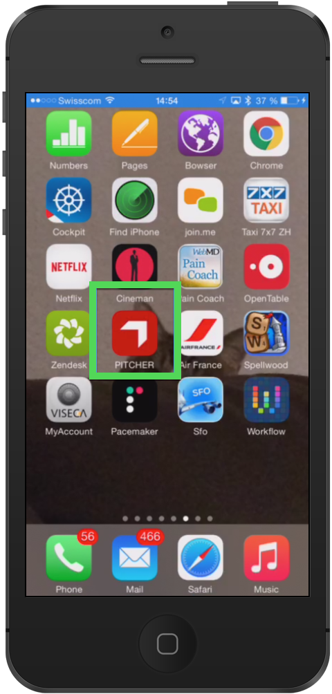 Pitcher Impact and Pitcher Zero on iPhone