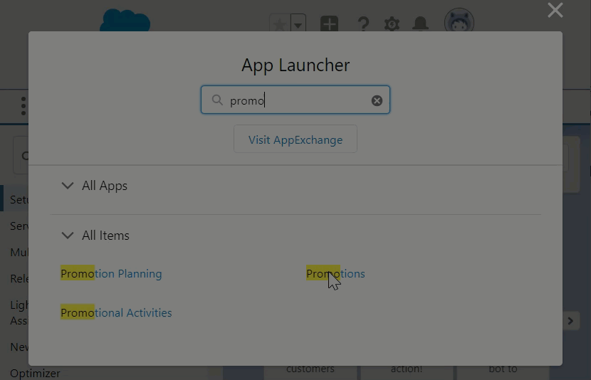 Promotions Configuration and Management