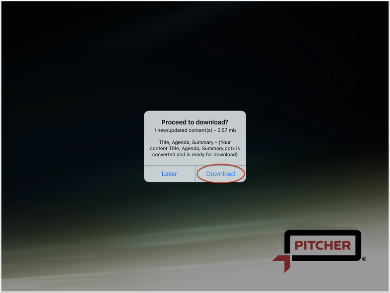 Uploading from Microsoft PowerPoint