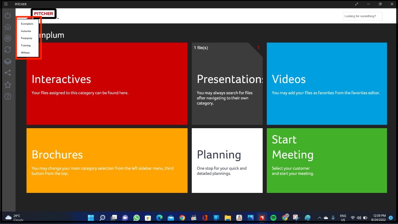 Home Screen Navigation on Windows