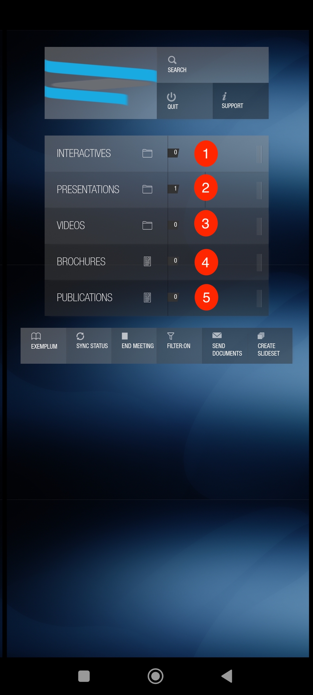 Home Screen Navigation on Android