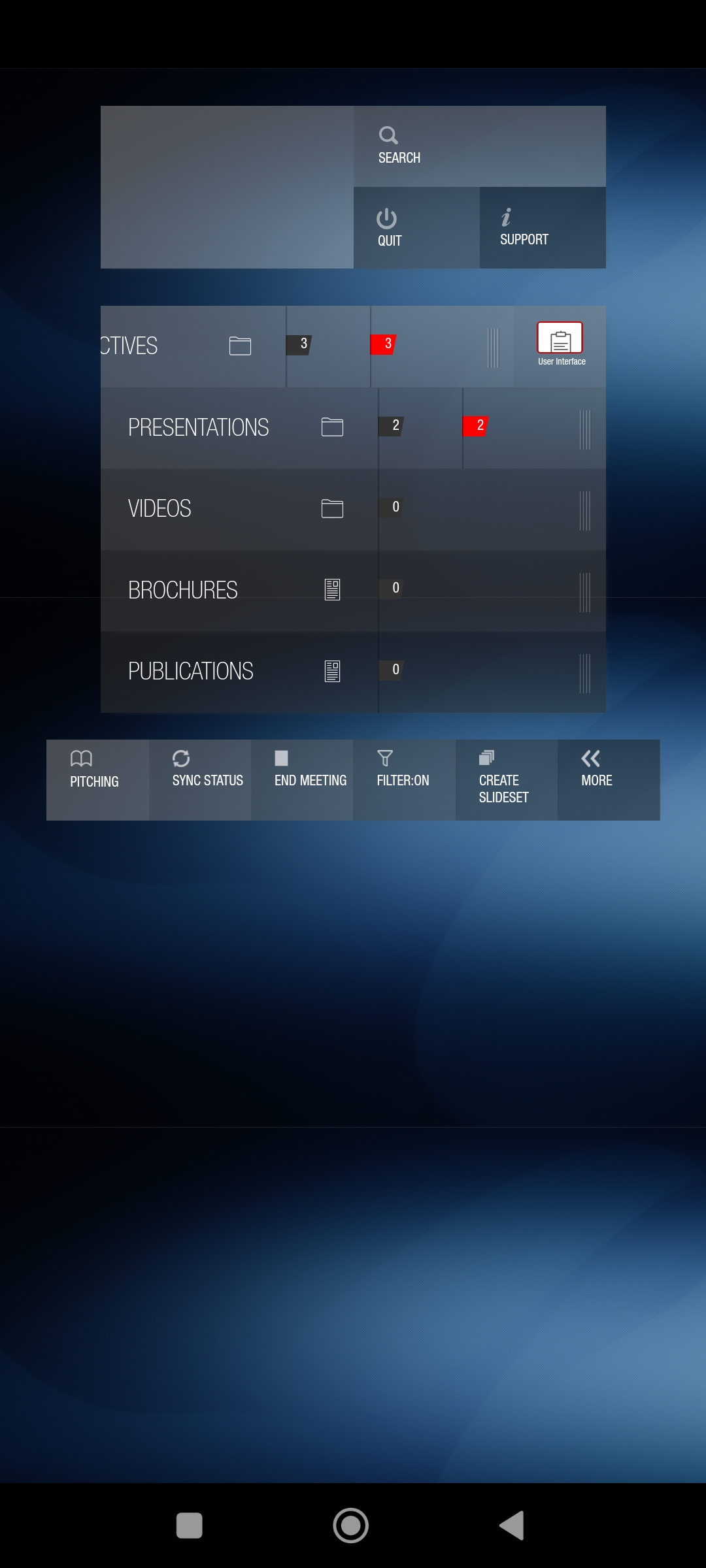 Home Screen Navigation on Android