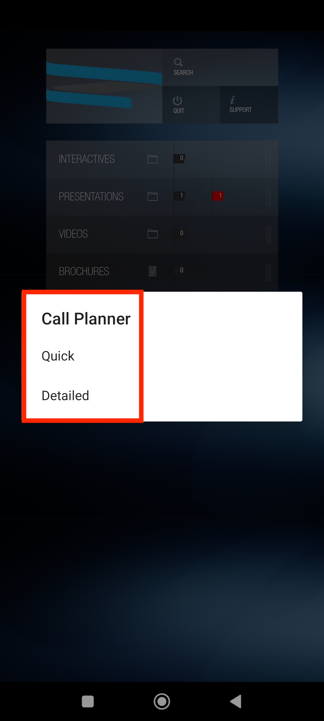 Home Screen Navigation on Android