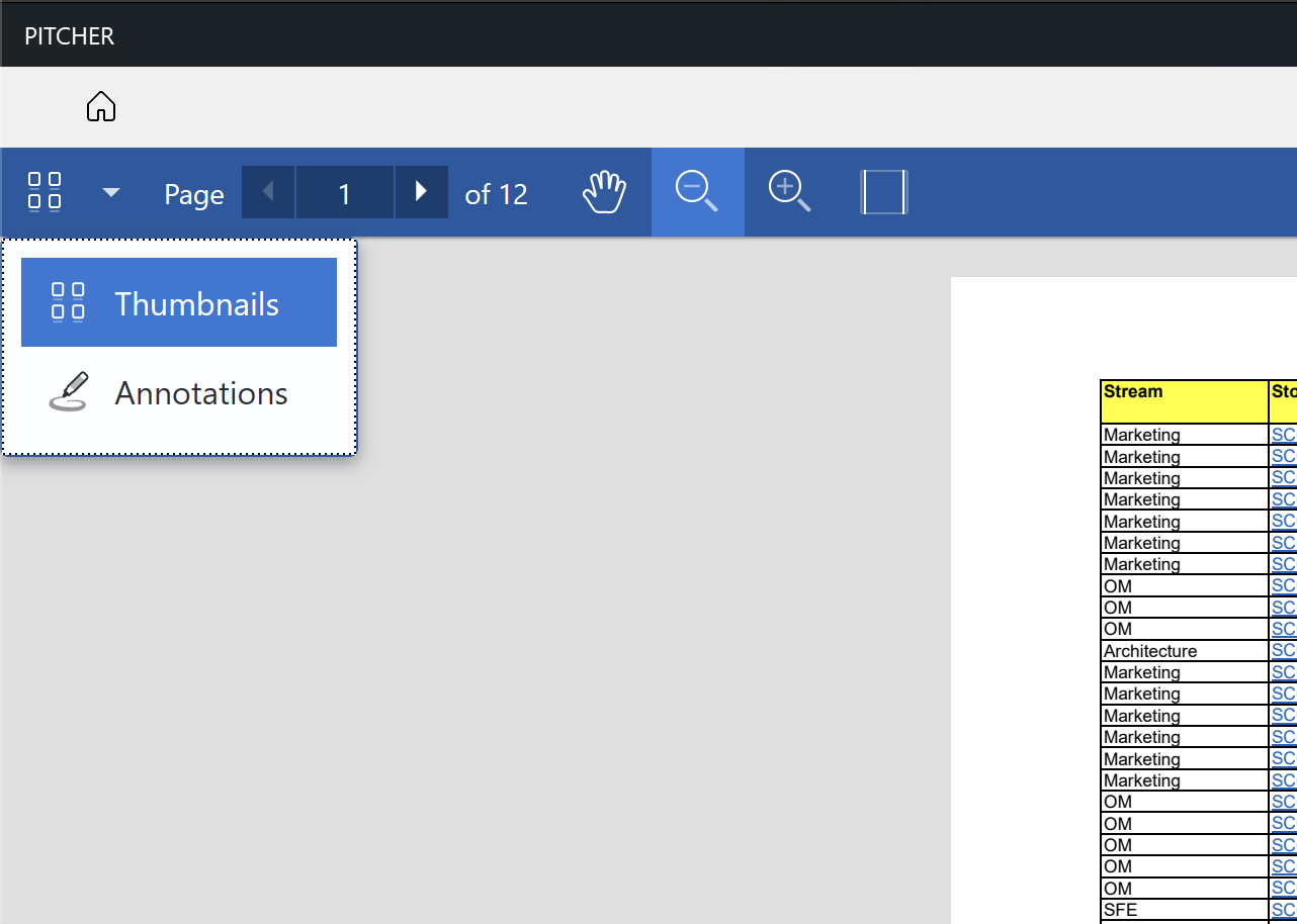 PDF Navigation on Windows Platform