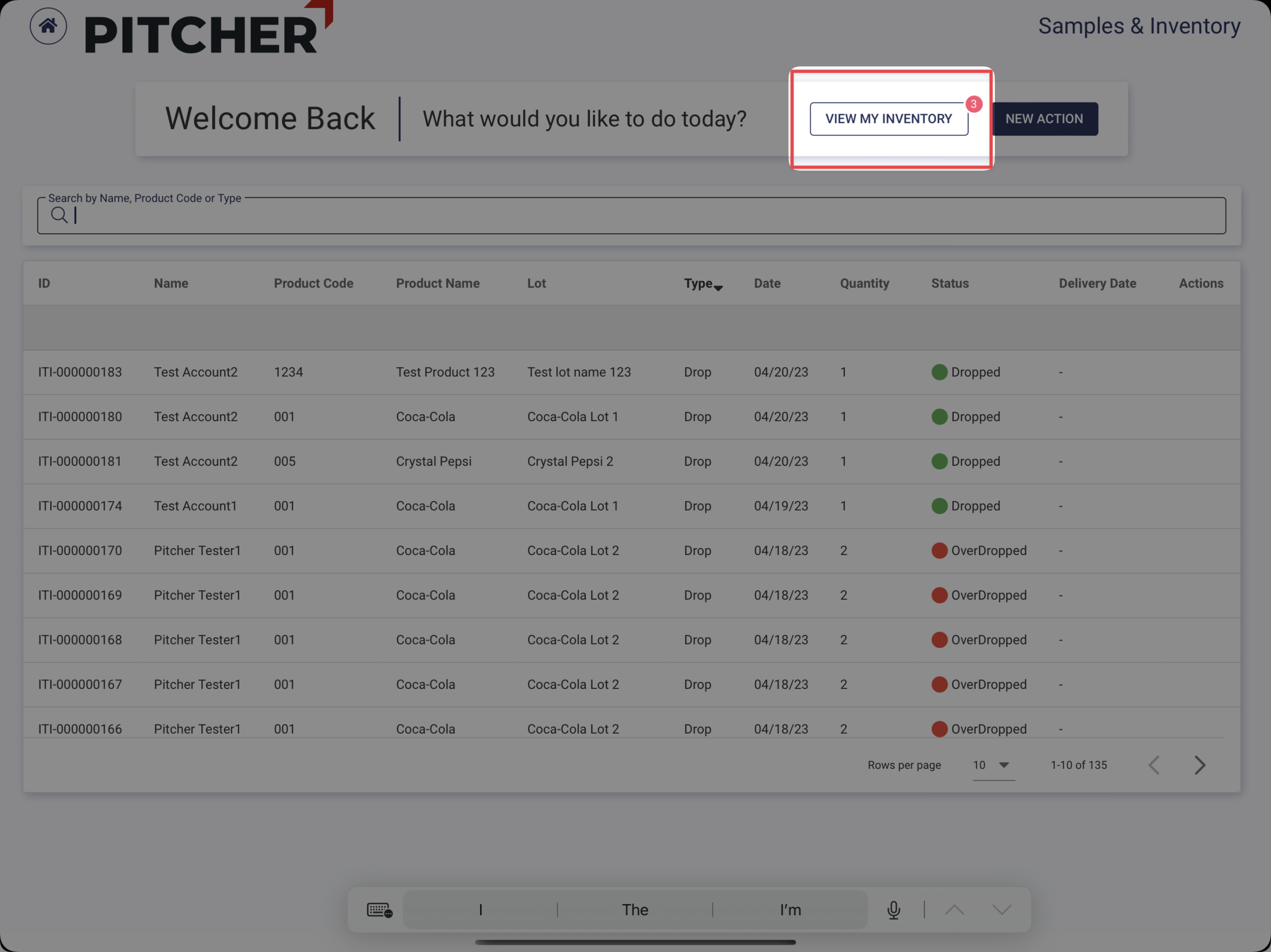 Manage your inventory